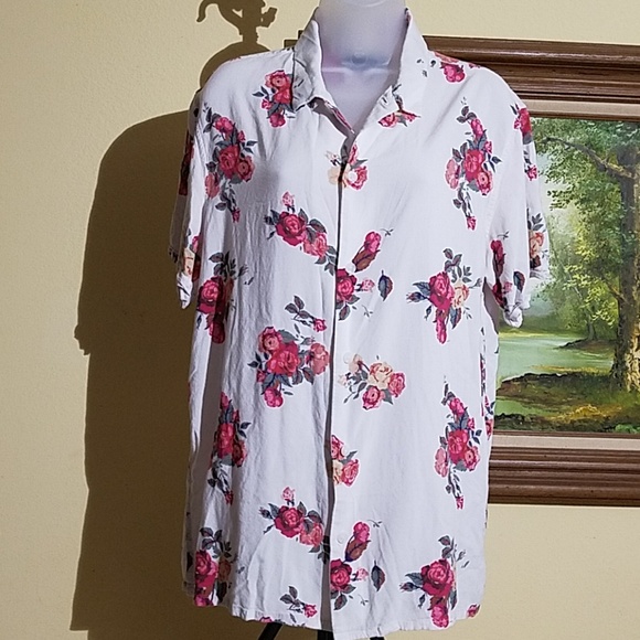 PacSun | Tops | Pacsun Los Angeles Floral Buttonup G7 | Poshmark